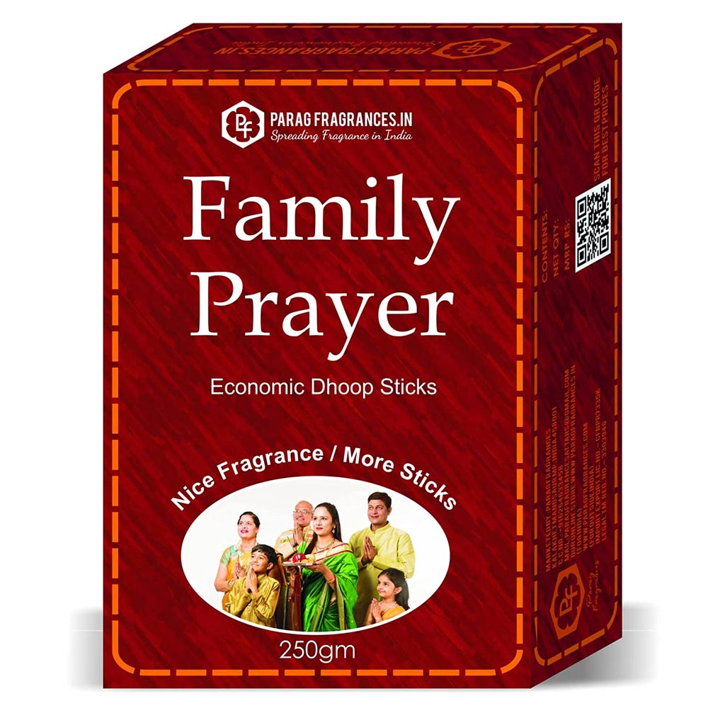 Parag Fragrances Family Prayer Dhoop Sticks 250Gm Dhoop Sticks for Poo ...