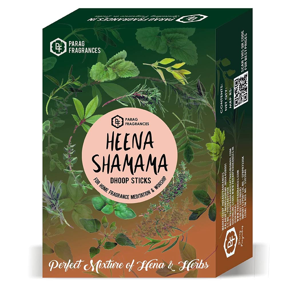 Parag Fragrances Heena Shamama Dhoop Sticks 250Gm Dhoop Sticks for Poo ...
